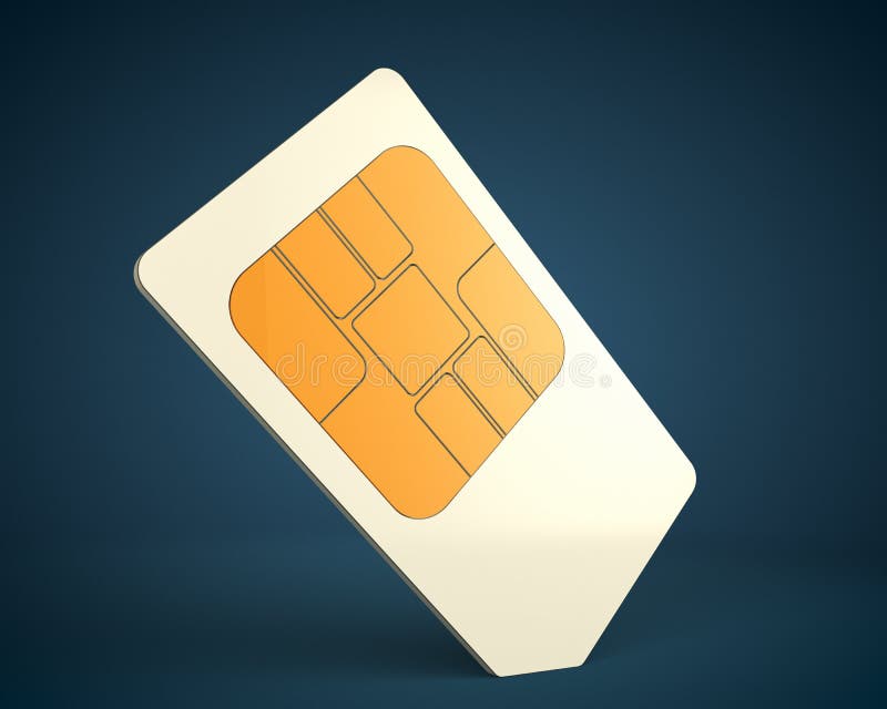 Sim card stock illustration. Illustration of computer - 23439526