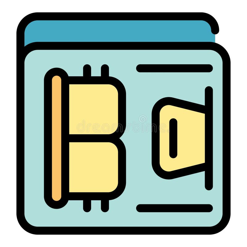 Sim Card Chip Being Inserted into Mobile Phone Icon Stock Vector ...