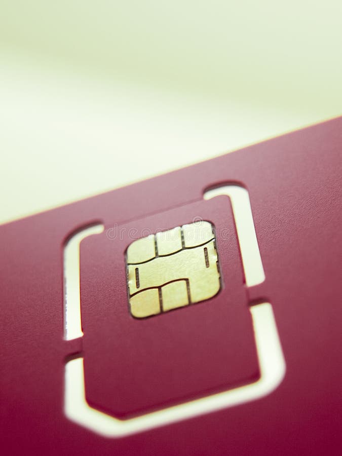 SIM Card Chip stock image. Image of telecomunications - 41615177