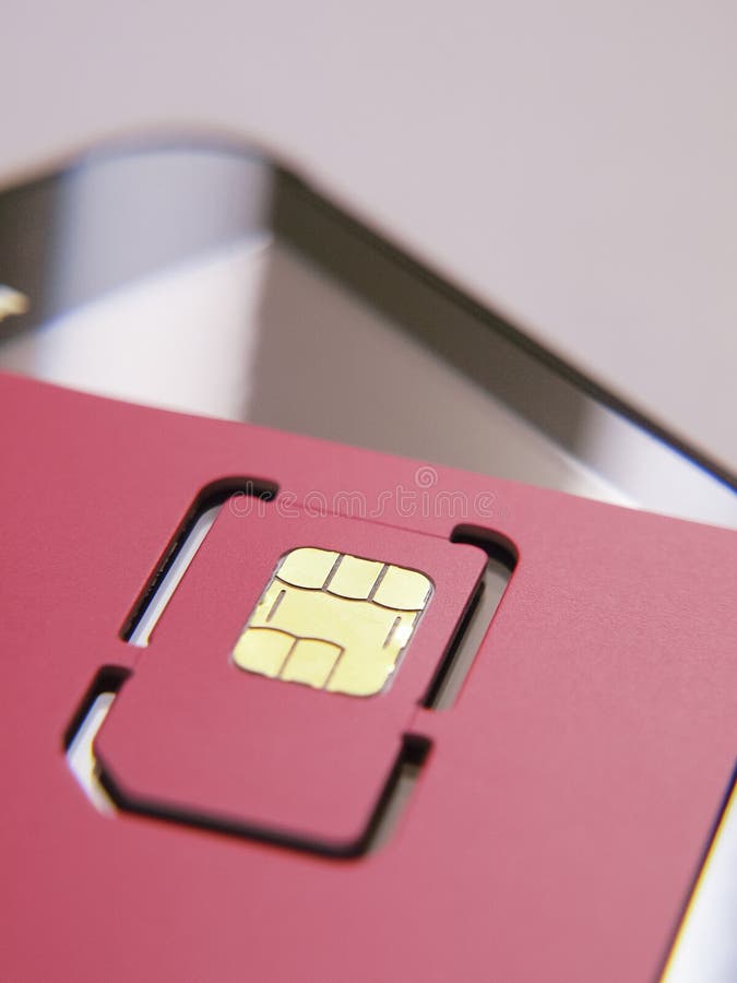 SIM Card Chip stock photo. Image of close, telecomunications - 41618744