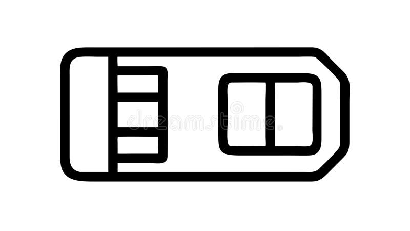 SIM Card Chip Mobile Phone Technology Vector, Vector Design Generative ...