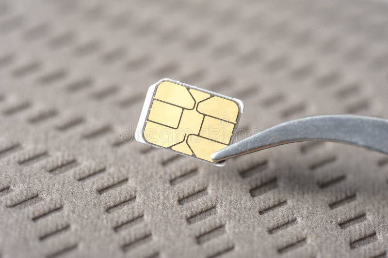 SIM card stock image. Image of cellphone, operator, technology - 65690689