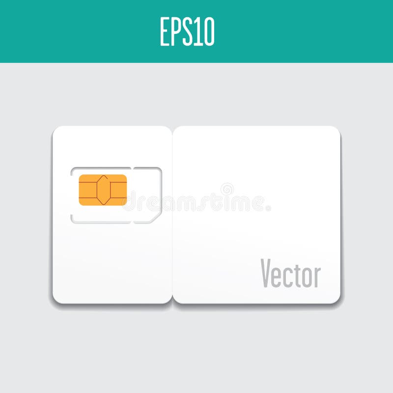 Sim Card Carrier Template Stock Illustrations – 16 Sim Card Carrier ...