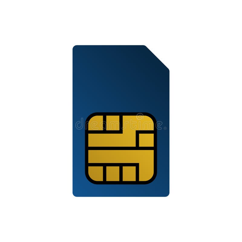 Sim card design vector stock vector. Illustration of smartphone - 187548428