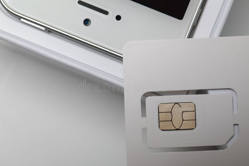 Sim Card Format Nano Micro and Standard Phone Stock Photo - Image of ...