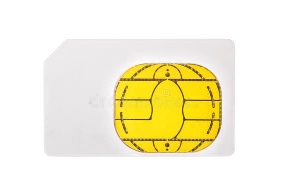 Sim card stock image. Image of white, cell, simcard, isolated - 32367007