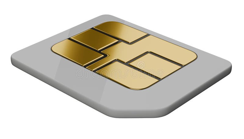 SIM Card for Mobile Phone. Design Template Stock Illustration ...