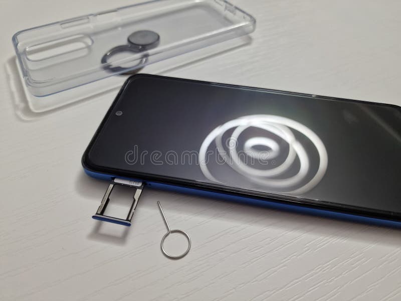 SIM Card Replacing Procedure Close Up Stock Image - Image of lifestyle ...