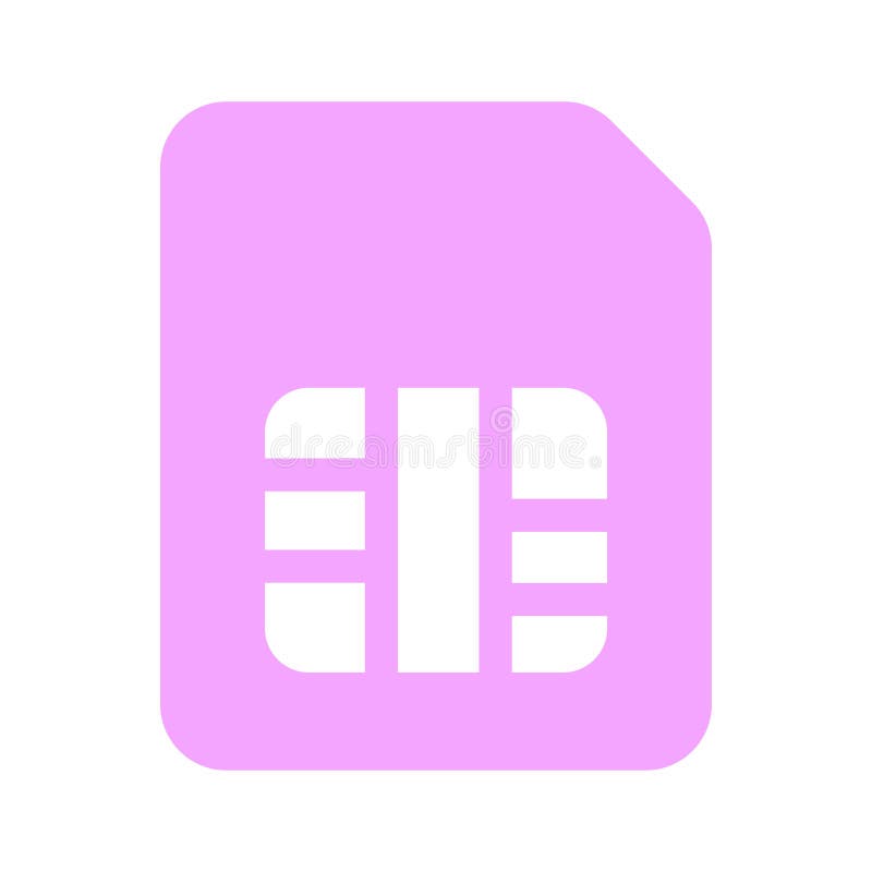 SIM Card stock vector. Illustration of data, chip, connectivity - 340072717