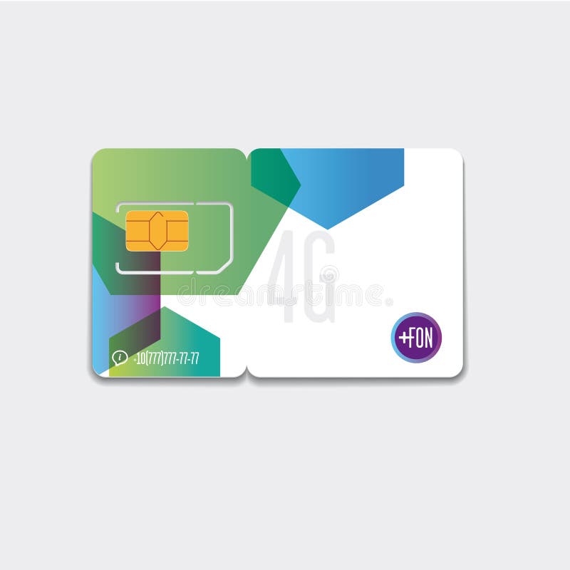 SIM cards stock vector. Illustration of mobile, card - 88274767