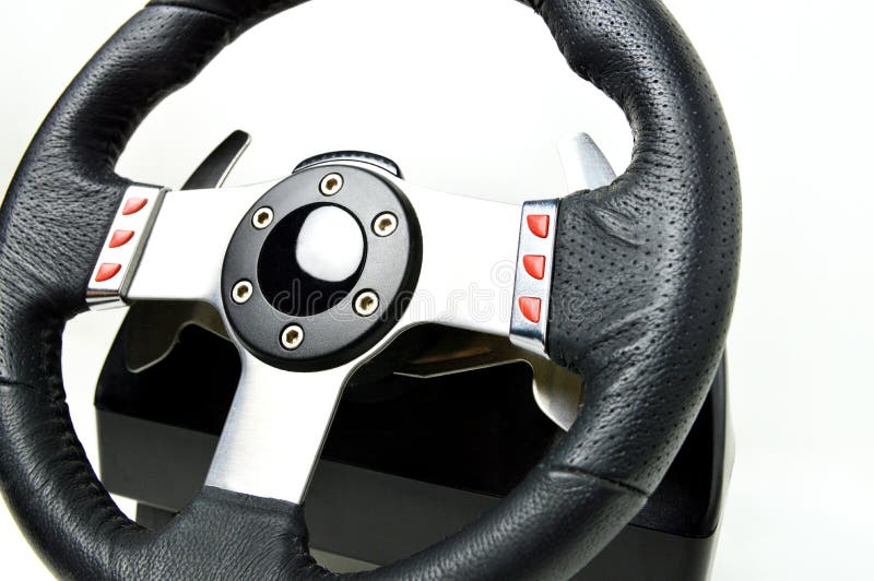 Sim Racing Wheel for Simulator Stock Photo - Image of racing, gamer ...
