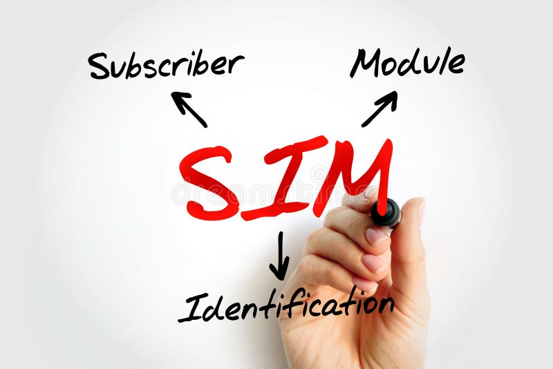 Subscriber Identification Module or SIM Card. SIM Card in Different ...