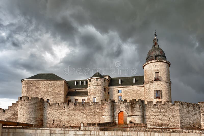 Simancas castle stock image. Image of castle, valladolid - 19781819