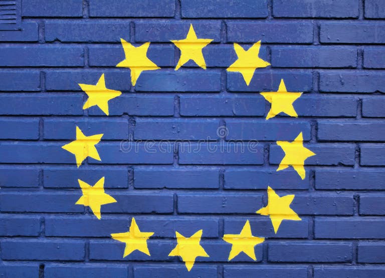 Simbol EU stock photo. Image of union, decoration, wall - 13919244