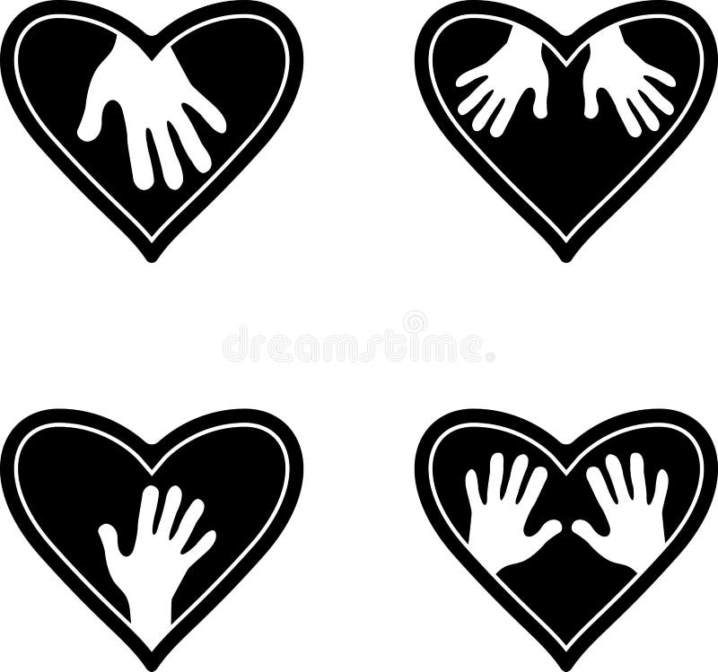 Simboli del cuore illustrazione vettoriale. Illustrazione di grafico ...