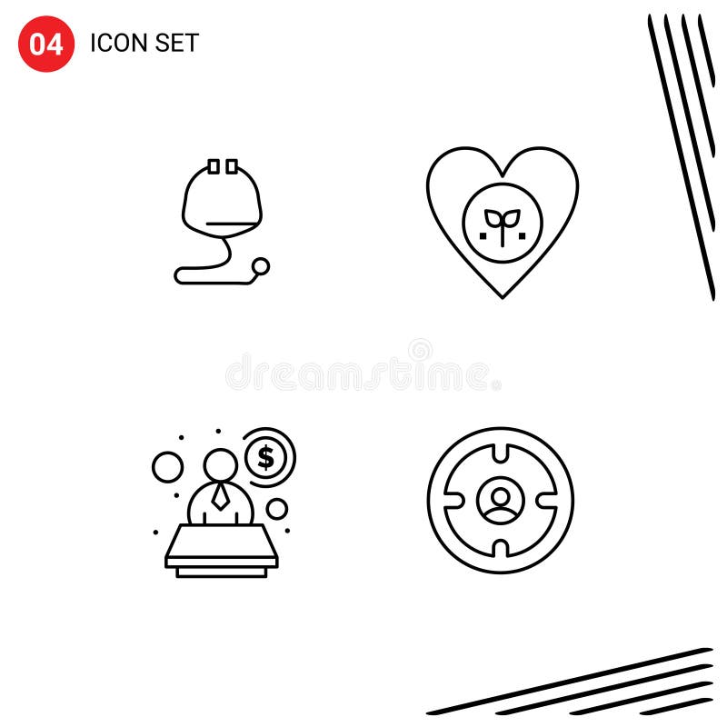 4 Simboli Di Linea Universali Dell'account Medico Stethoscope Preferito ... 4 Simboli Di Linea Universali Dell'account Medico Stethoscope Preferito ...