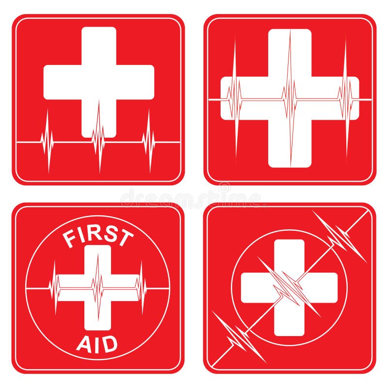 Simbolo Di Primo Soccorso E Salute Illustrazione Vettoriale ...