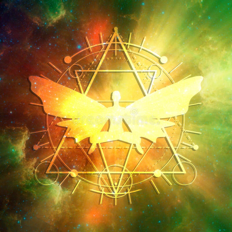 Simboli mistici esoterici illustrazione di stock. Illustrazione di ...