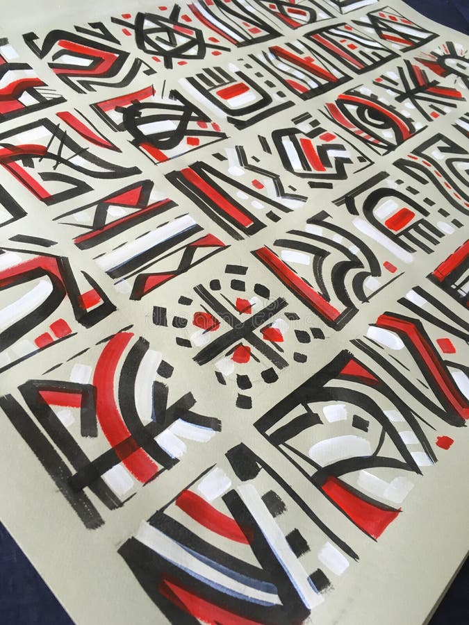 Simboli vari indigeni illustrazione di stock. Illustrazione di fuoco ...