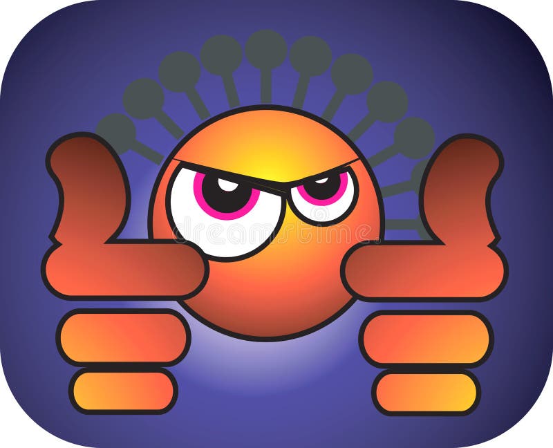 Simbolo capo illustrazione vettoriale. Illustrazione di graffetta - 3776025