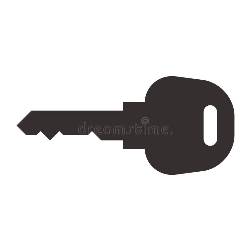 Simbolo Chiave Dell'automobile Illustrazione Vettoriale - Illustrazione ...