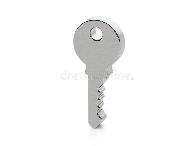 Simbolo chiave metallico illustrazione di stock. Illustrazione di ...
