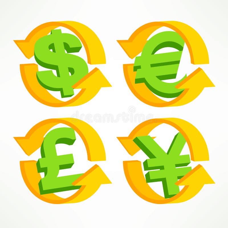 Simbolo Dei Soldi Su Bianco Illustrazione Vettoriale - Illustrazione di ...