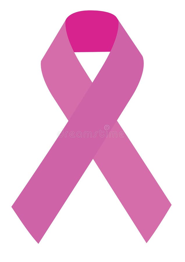 Simbolo del cancro al seno illustrazione vettoriale. Illustrazione di ...