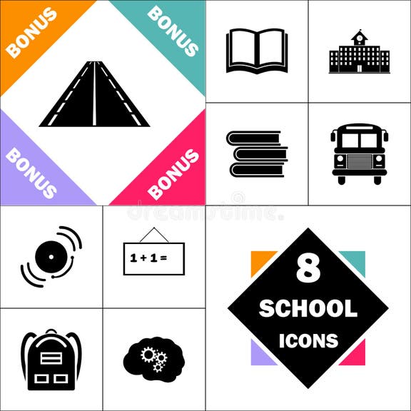 Simbolo Del Computer Della Strada Illustrazione Vettoriale ...