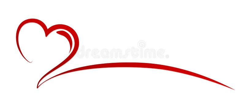 Cuore Rosso Stilizzato L Accumulazione Illustrazioni, Vettoriali E ...