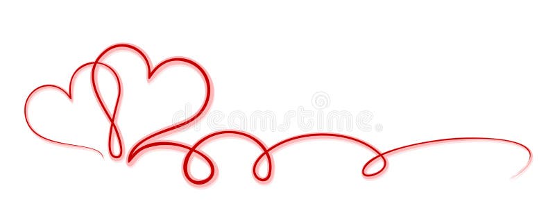 Simbolo Del Cuore Stilizzato. Illustrazione Vettoriale - Illustrazione ...