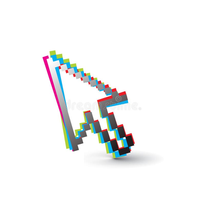 Simbolo Del Cursore Del Mouse Illustrazione Vettoriale - Illustrazione ...