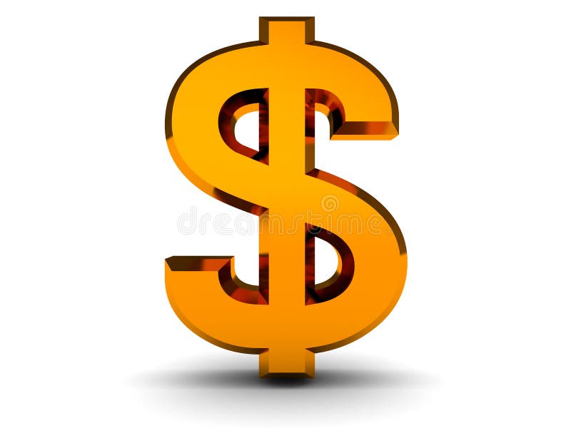 Simbolo del dollaro illustrazione di stock. Illustrazione di dollaro ...