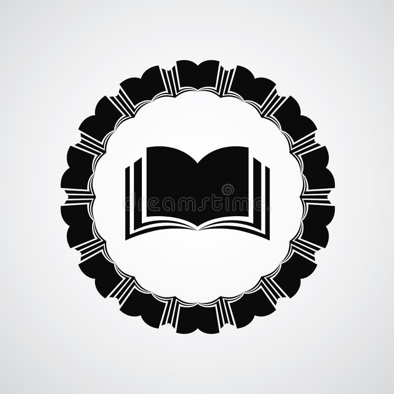 Simbolo Del Libro Di Vettore Illustrazione Vettoriale - Illustrazione ...