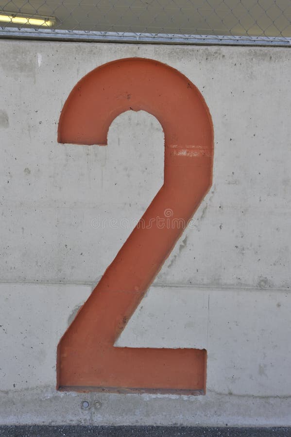 Simbolo del numero due immagine stock. Immagine di cifre - 210636513