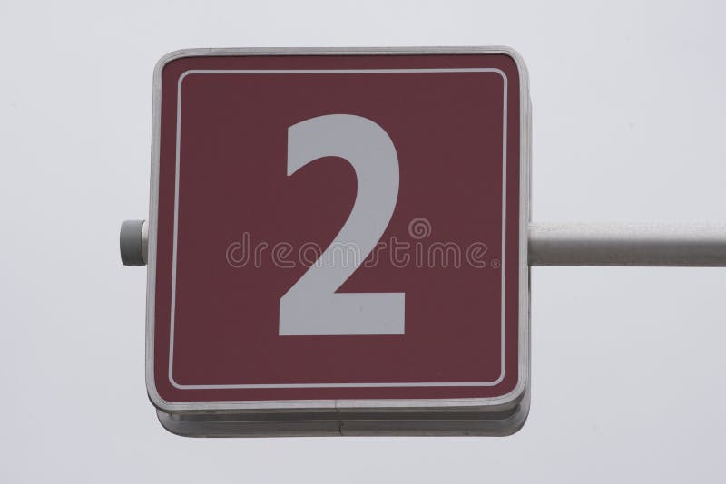 Simbolo del numero due fotografia stock. Immagine di cifra - 210636524