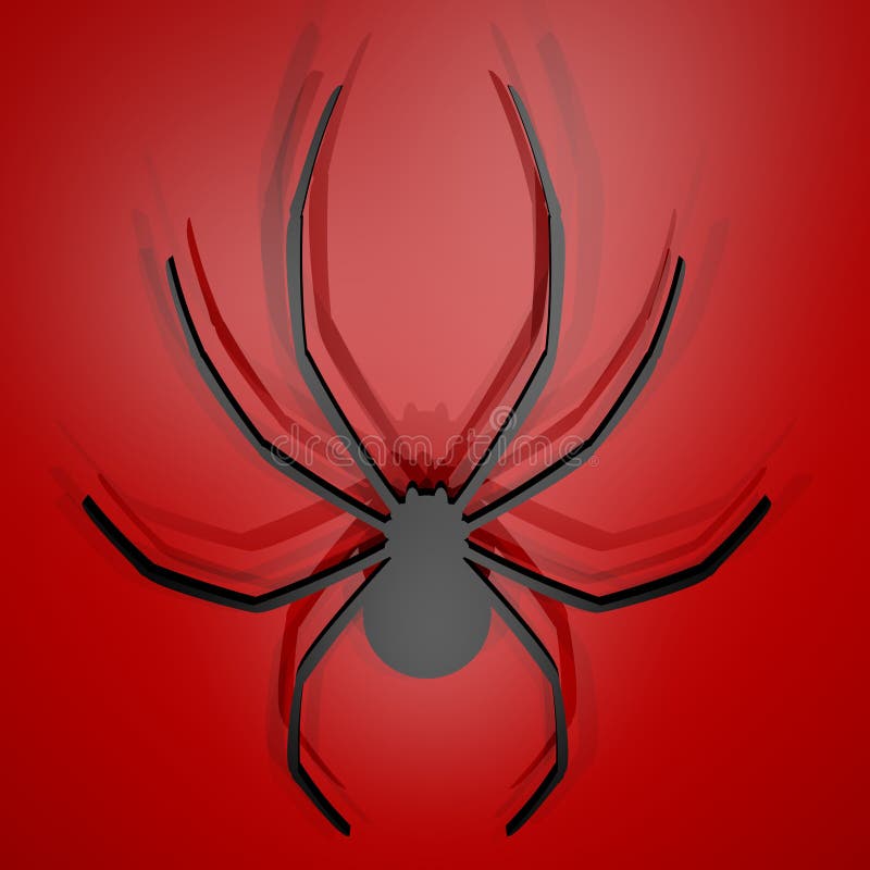 Simbolo del ragno illustrazione di stock. Illustrazione di vedova ...