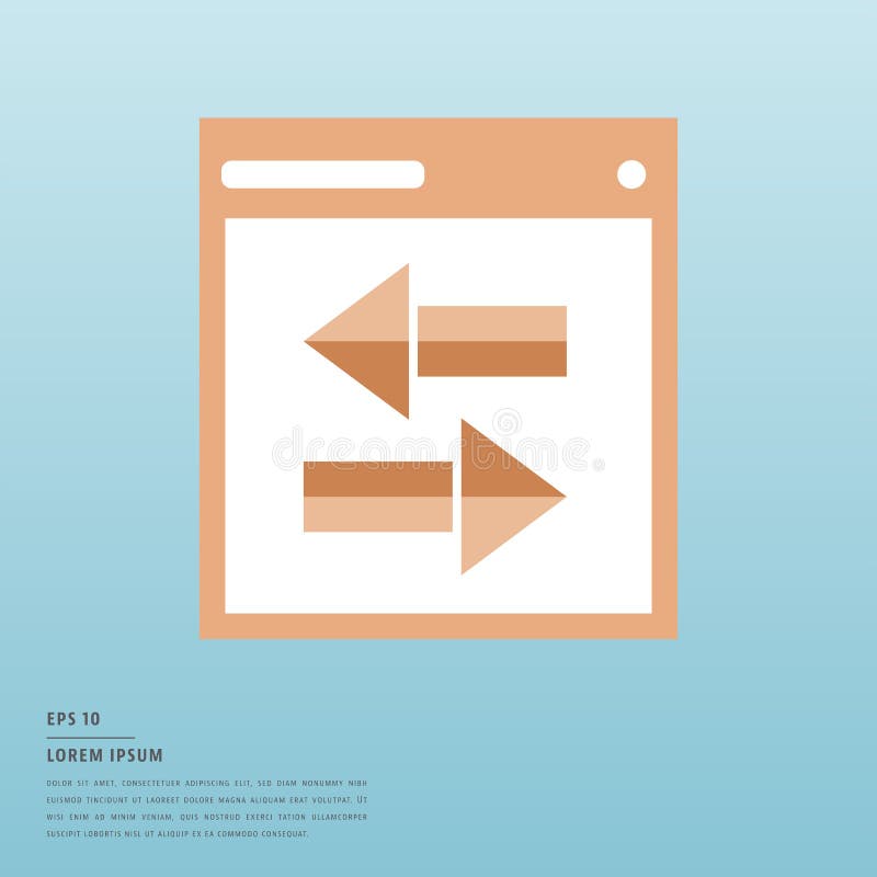 Simbolo Del Testo E Di Codifica Di Lorem Ipsum Illustrazione Vettoriale ...