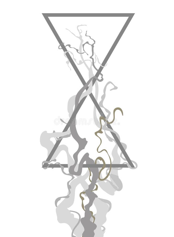 Simbolo della clessidra illustrazione di stock. Illustrazione di idea ...