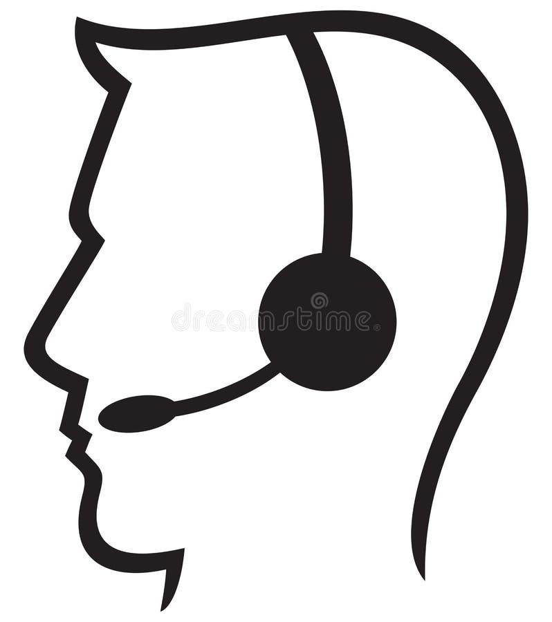 Simbolo Della Cuffia Avricolare Illustrazione Vettoriale ...