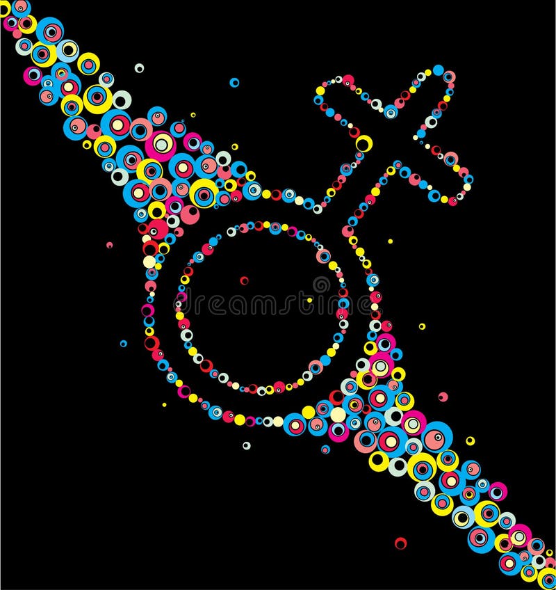 Simbolo Della Donna. Vettore. Illustrazione Vettoriale - Illustrazione ...