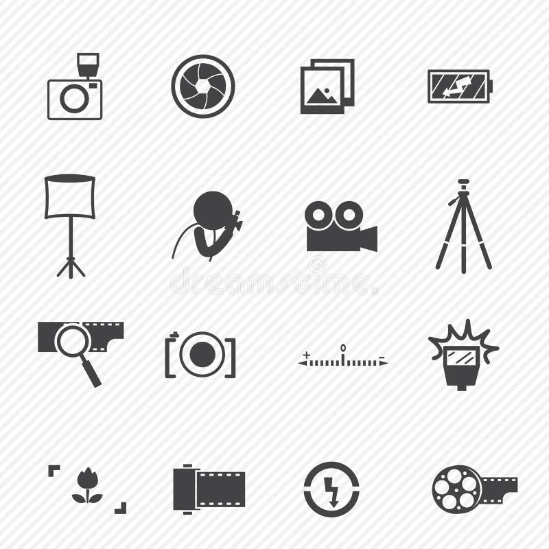 Icona Di Simbolo Della Macchina Fotografica Elementi Grafici Per La ...