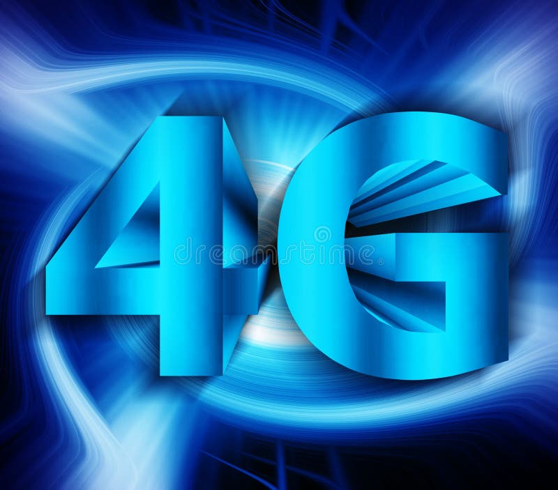 Simbolo della rete 4G illustrazione di stock. Illustrazione di ...