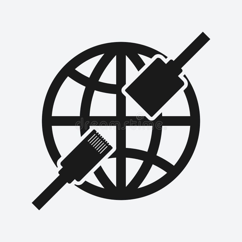 Connettore Di Ethernet Con Cavo Verde Presa Registrata Oggetto Per Il ...