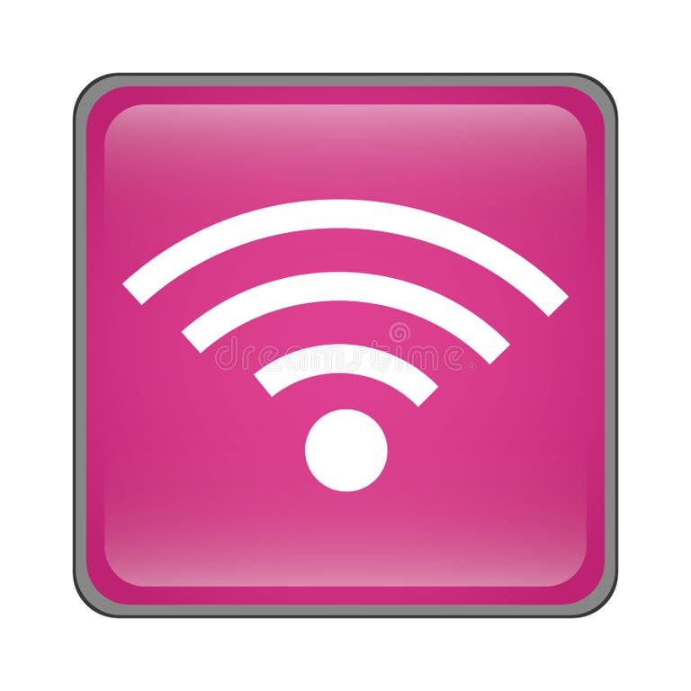 Simbolo Della Rete Wireless Illustrazione Vettoriale - Illustrazione di ...