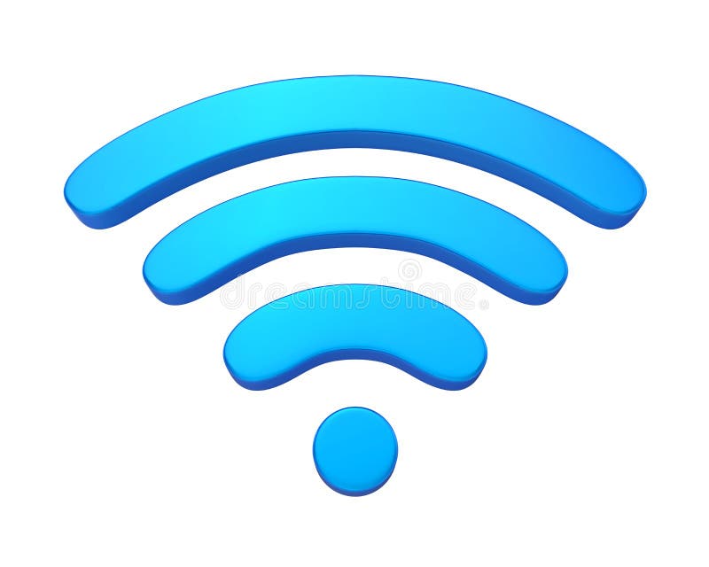 Simbolo Della Rete Wireless Illustrazione di Stock - Illustrazione di ...