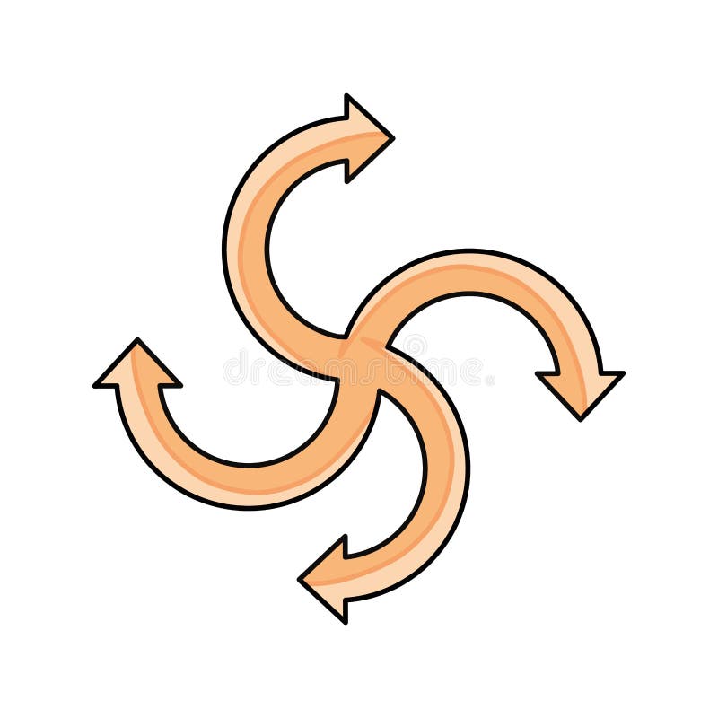 Simbolo Delle Frecce Di Infographic Illustrazione Vettoriale ...