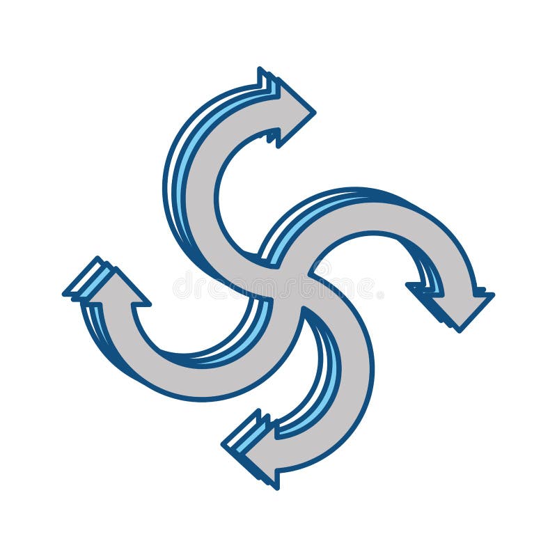 Simbolo Delle Frecce Di Infographic Illustrazione Vettoriale ...