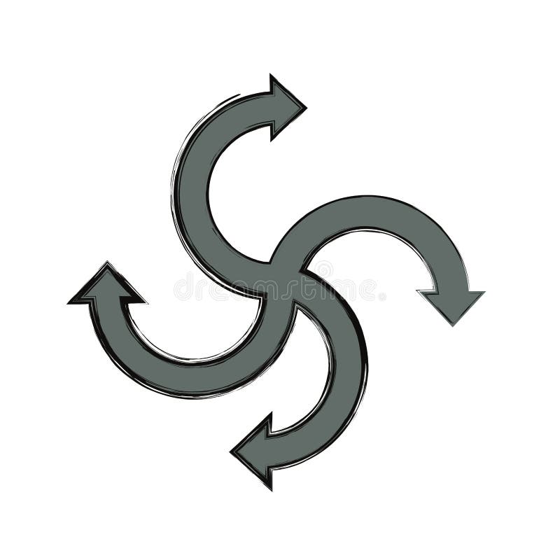 Simbolo Delle Frecce Di Infographic Illustrazione Vettoriale ...