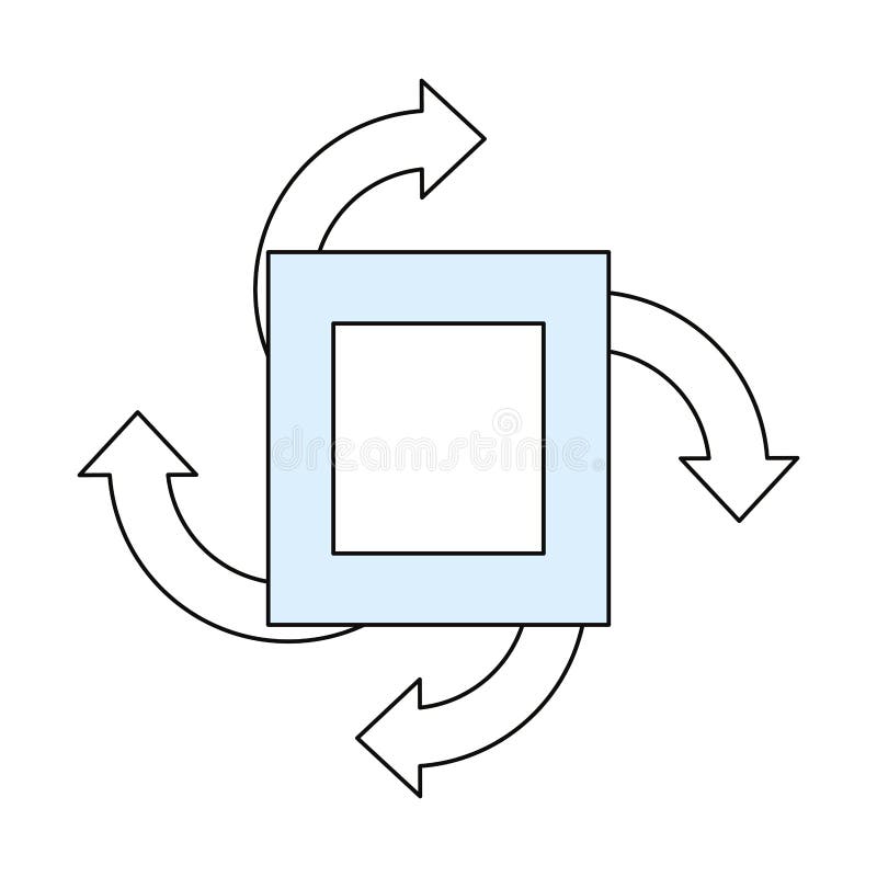 Simbolo Delle Frecce Di Infographic Illustrazione Vettoriale ...